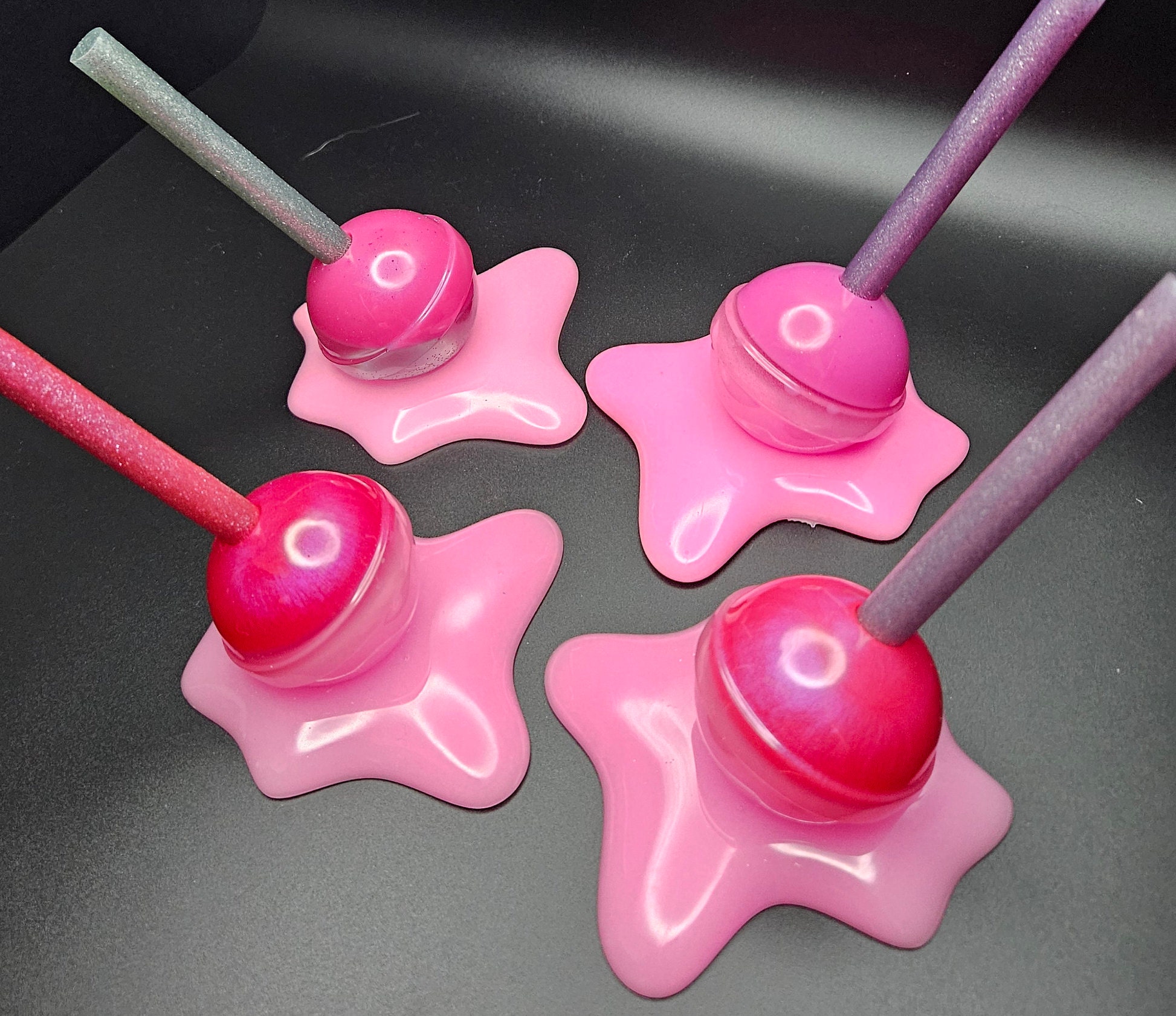 Pink Melting Lollipops | Resin Decor | PINK - Etsy