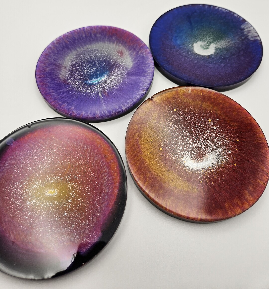 Cosmic Resin Coasters | Set of 4 - Etsy