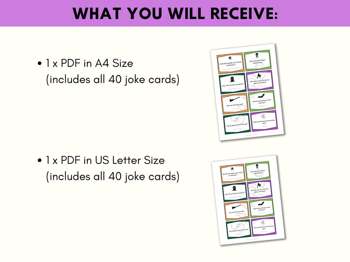40 Halloween Joke Cards Printable, Funny Halloween Lunch Box Jokes ...