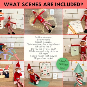 Printable Elf Kit, 30 Christmas Elf Ideas, Downloadable Elf Props, Printable PDF Christmas Elf ...