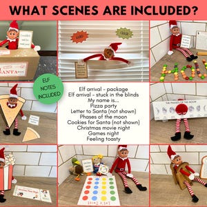 Printable Elf Kit, 30 Christmas Elf Ideas, Downloadable Elf Props ...