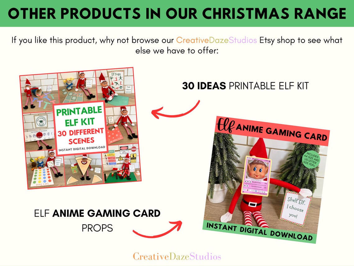 Printable Elf Construction Site Props, Christmas Elf Builder Props ...