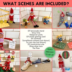 Printable Elf Kit, 30 Christmas Elf Ideas, Downloadable Elf Props ...