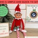 Printable Elf Surveillance Cam Set, Christmas Elf Cam PDF, This House ...