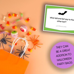 40 Halloween Joke Cards Printable, Funny Halloween Lunch Box Jokes ...