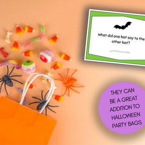 40 Halloween Joke Cards Printable, Funny Halloween Lunch Box Jokes ...