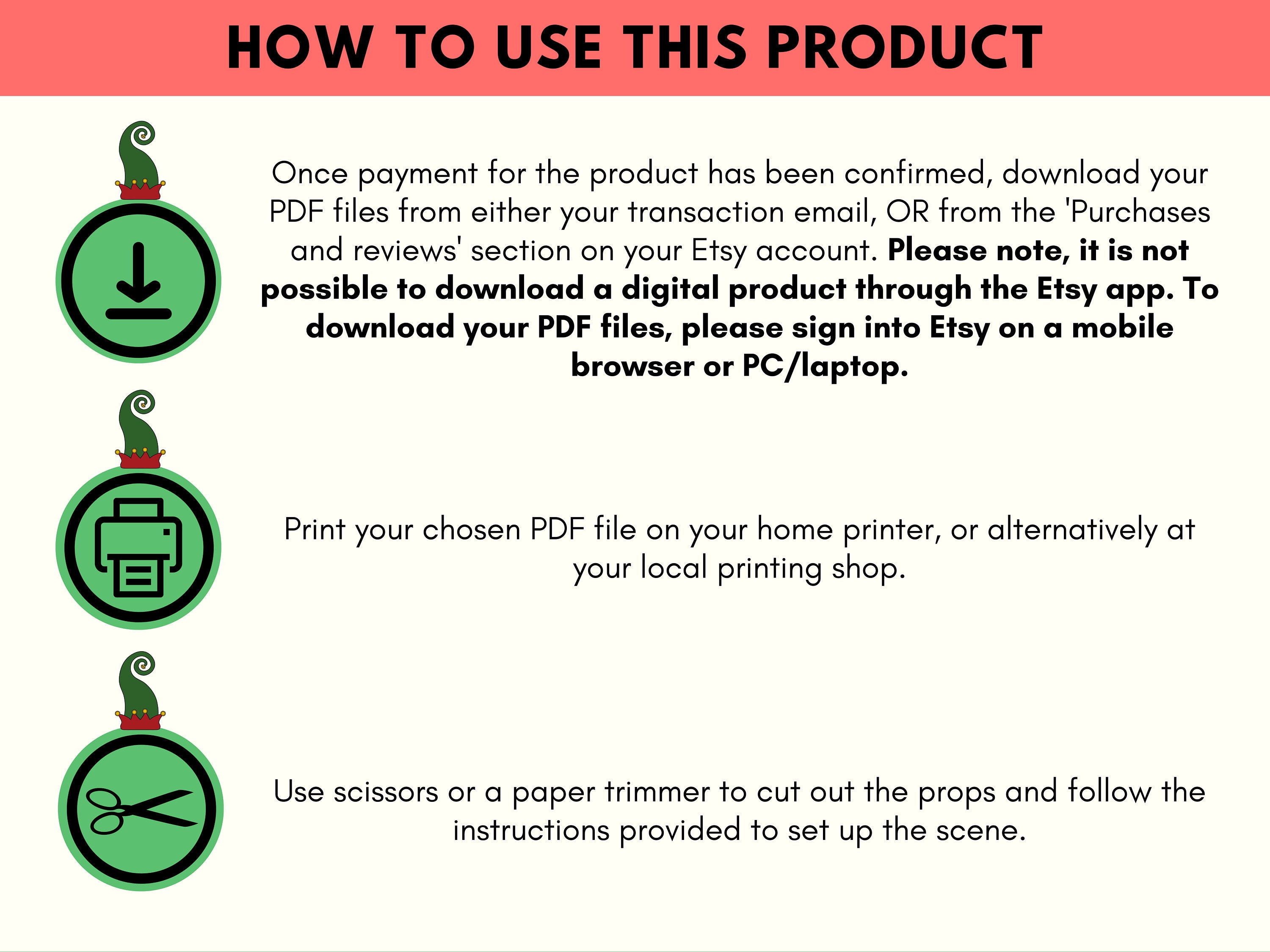 Printable Elf Moon Phases Props, Elf Moon Phases Scene, Elf School ...