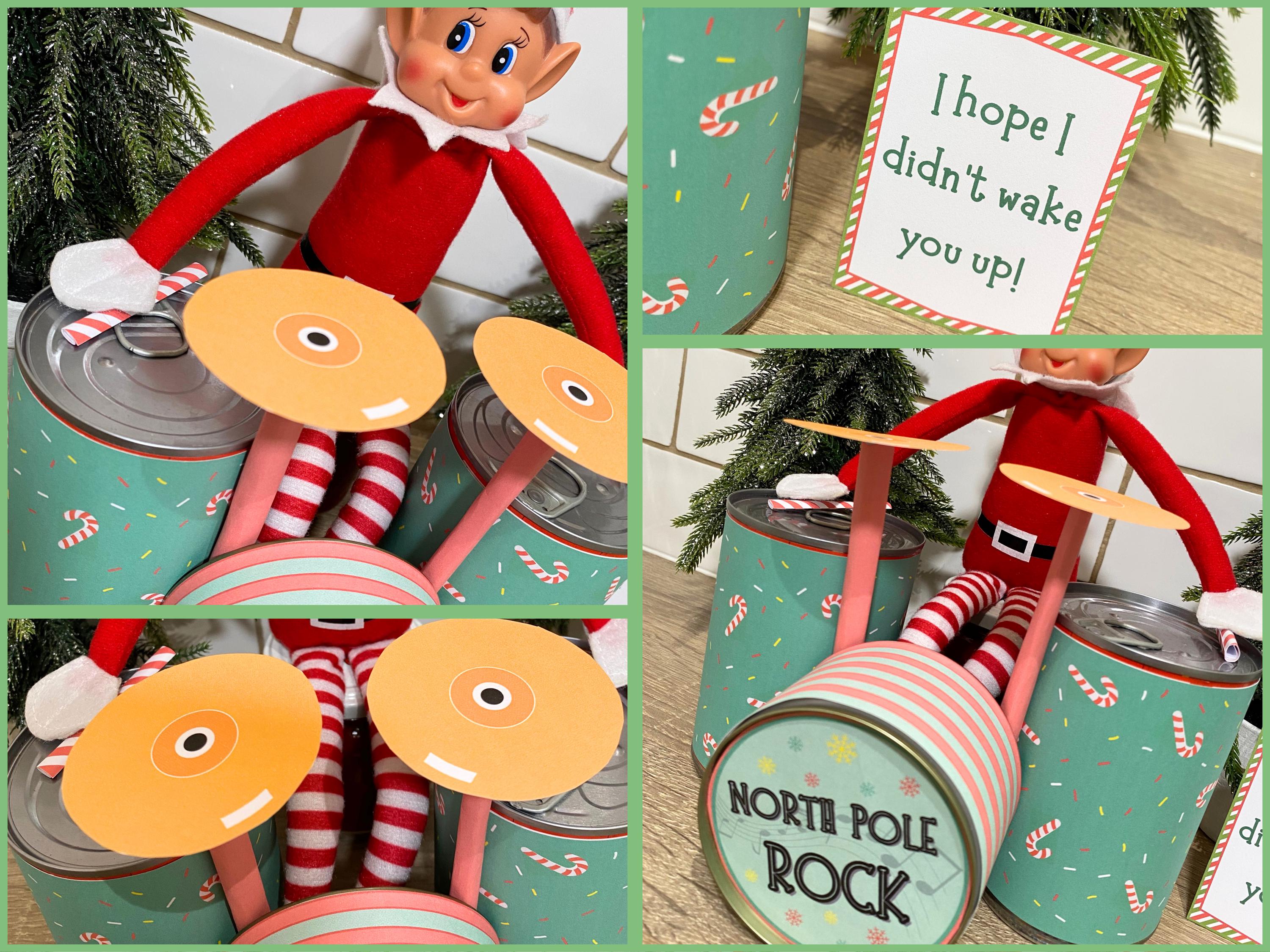 Printable Elf Rock and Roll Props, Christmas Elf Rockstar Scene, Elf ...