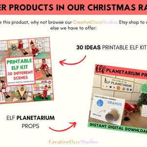 Printable Elf Surveillance Cam Set, Christmas Elf Cam PDF, This House ...