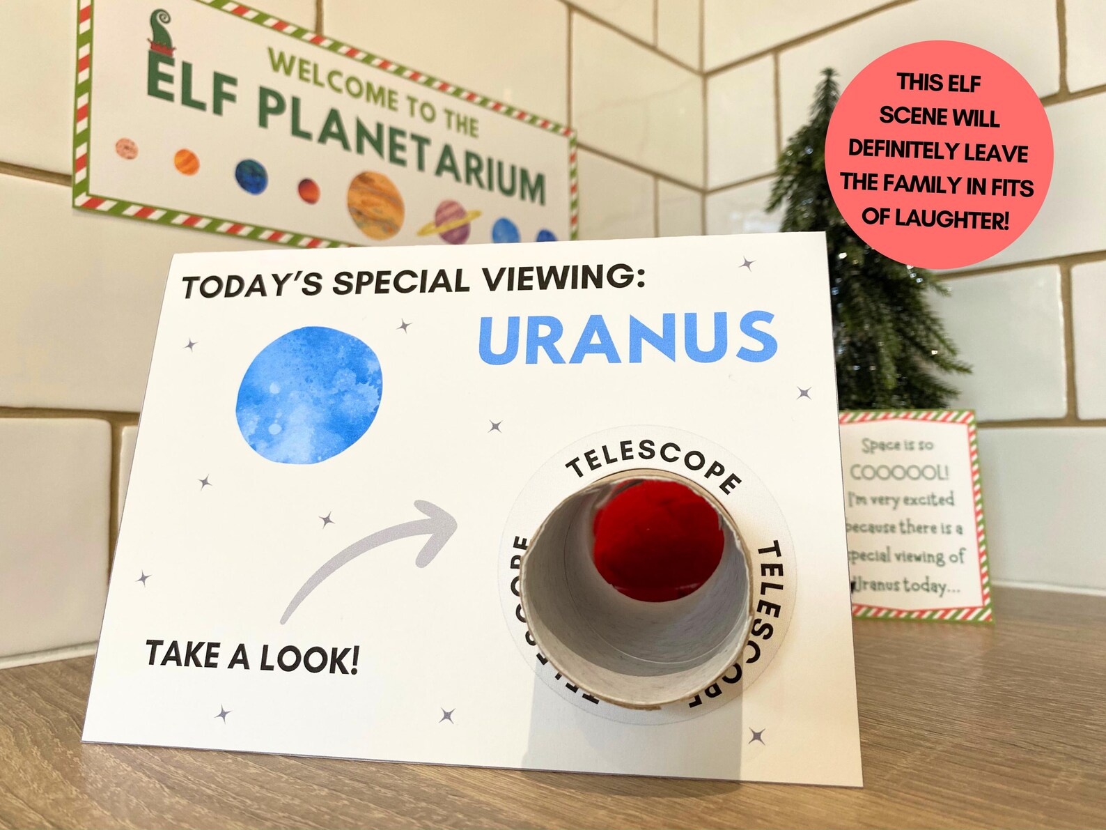 Printable Elf Planetarium Props, Elf Uranus Props, Elf Science Props ...