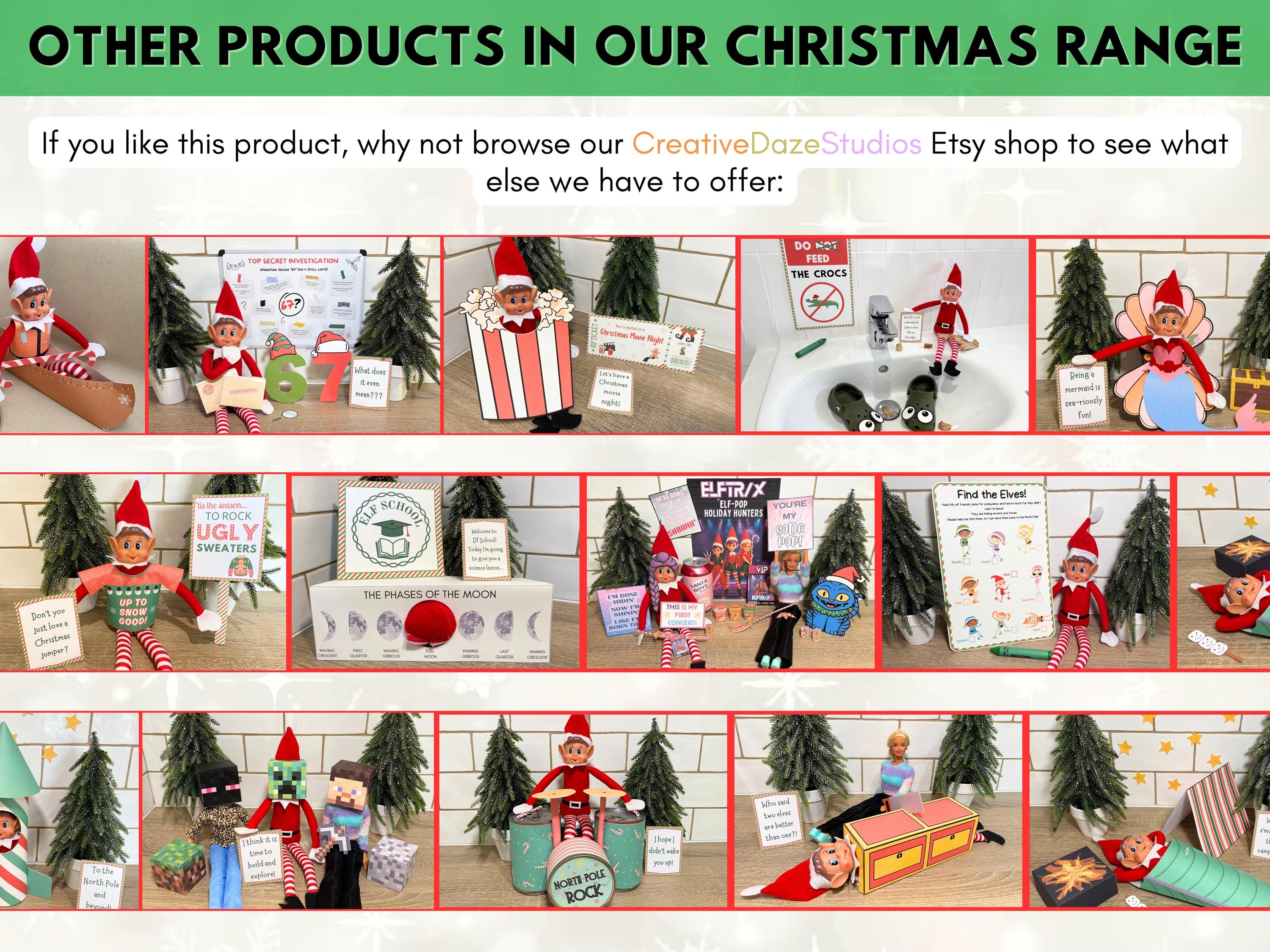 Printable Elf X-ray Props, Christmas Elf Doctor Scene, Xmas Elf ...