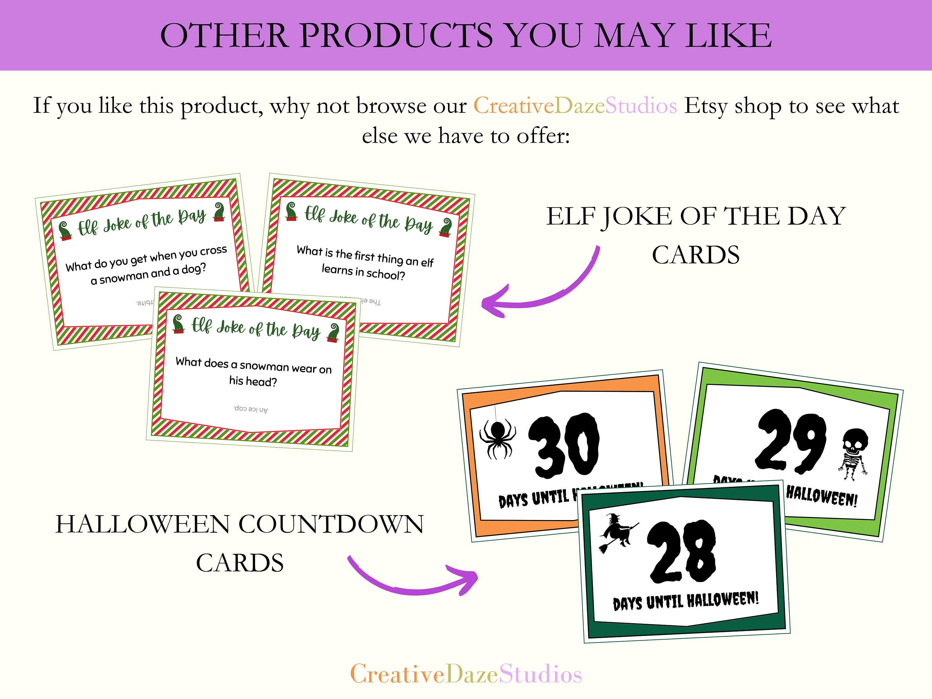 40 Halloween Joke Cards Printable Funny Halloween Lunch Box - Etsy