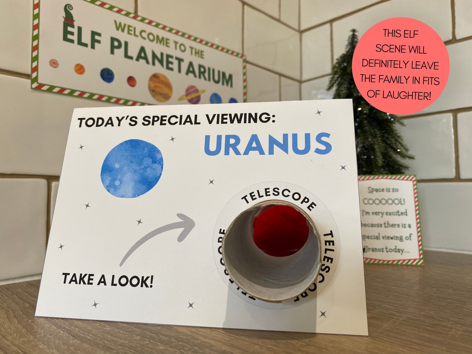 Printable Elf Planetarium Props, Elf Uranus Props, Elf Science Props ...