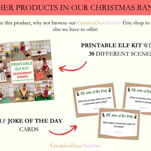Printable Elf Pin the Nose on the Reindeer Game Props - Etsy
