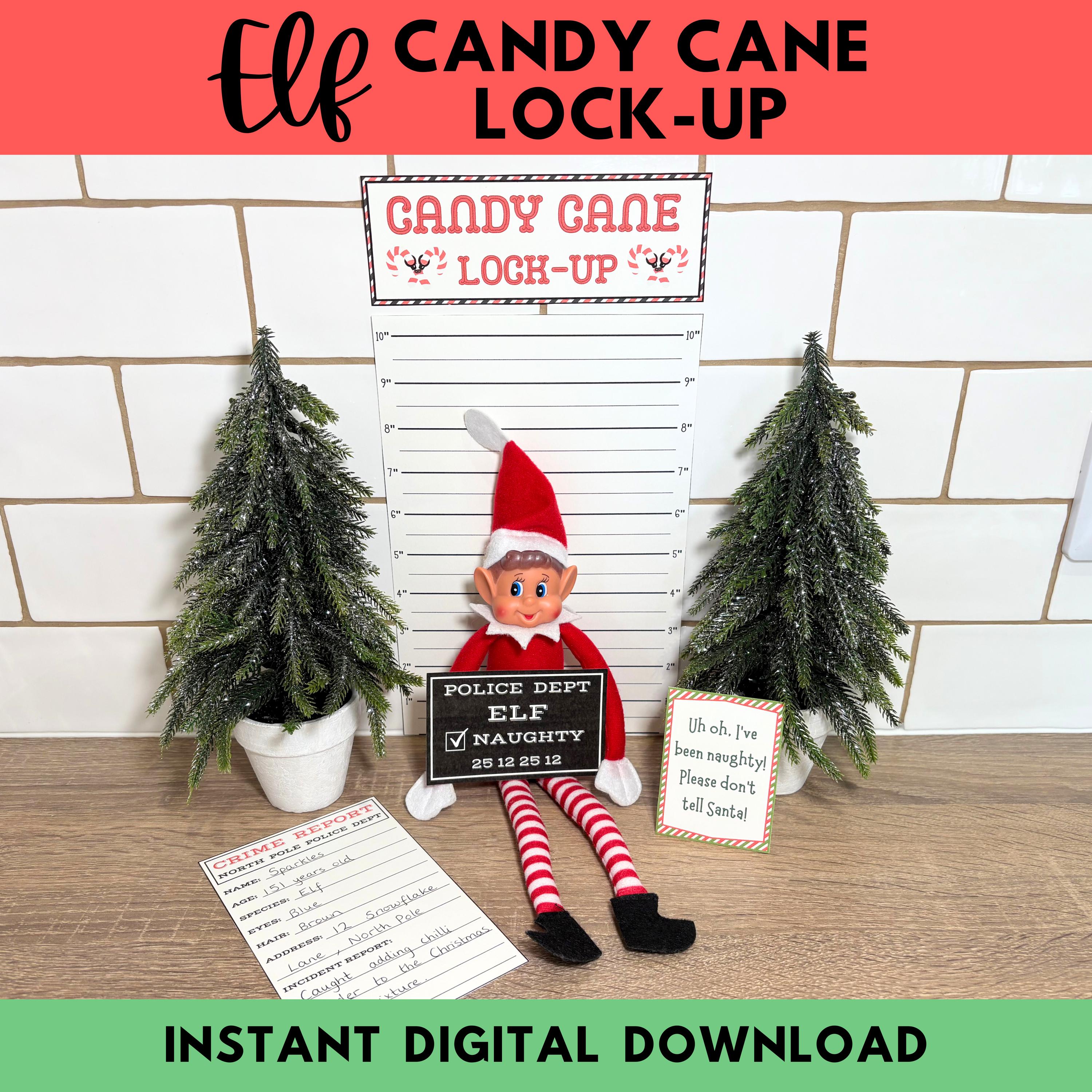 Printable Elf Prison Lock-up Props: A4 Size and US Letter Size Instant ...