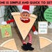 Printable Elf Pizza Party Props, Elf Pizza Night Scene, Christmas Elf ...
