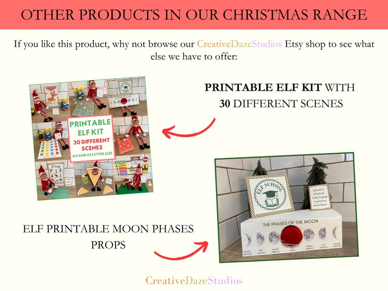 Printable Elf Construction Site Props, Christmas Elf Builder Props, Easy Elf Ideas, Funny ...