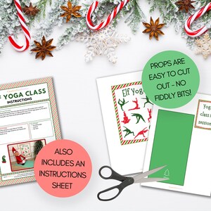 Printable Elf Yoga Class Props, Funny Elf Ideas, Easy Elf Ideas ...