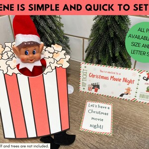 Printable Elf Movie Night Props, Elf Film Night Scene, Christmas Elf ...