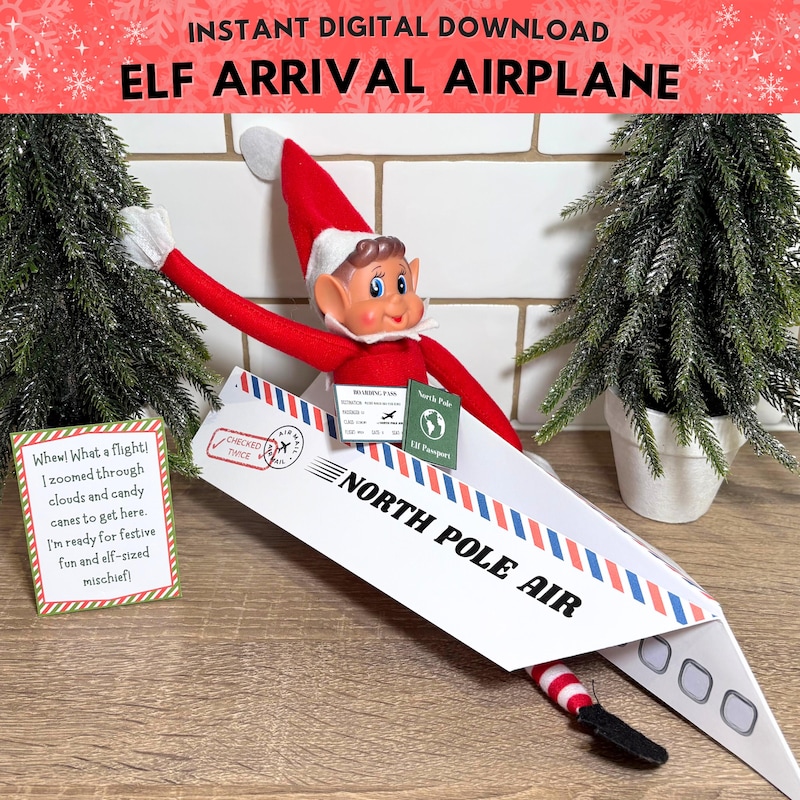 Free Elf Arrival Letters - Etsy