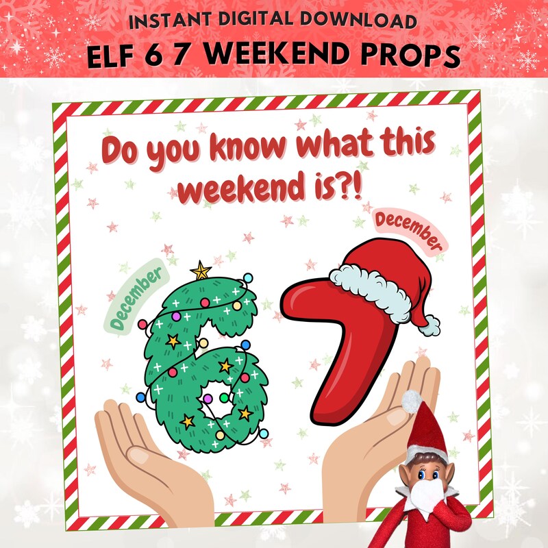 Elf on the Shelf 6 7 Shirts - Etsy