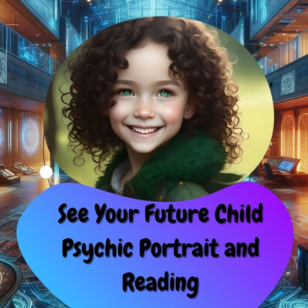 Personalized Future Child Portrait & Wizard Reading - Etsy