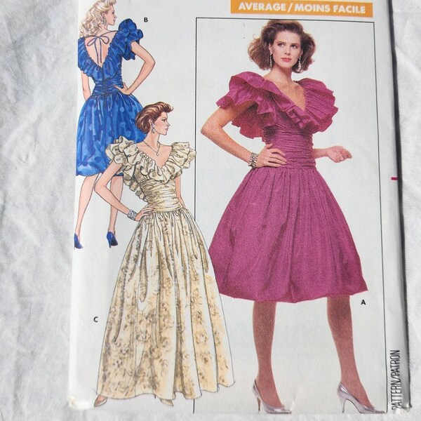 80s Prom Dress Pattern - Etsy