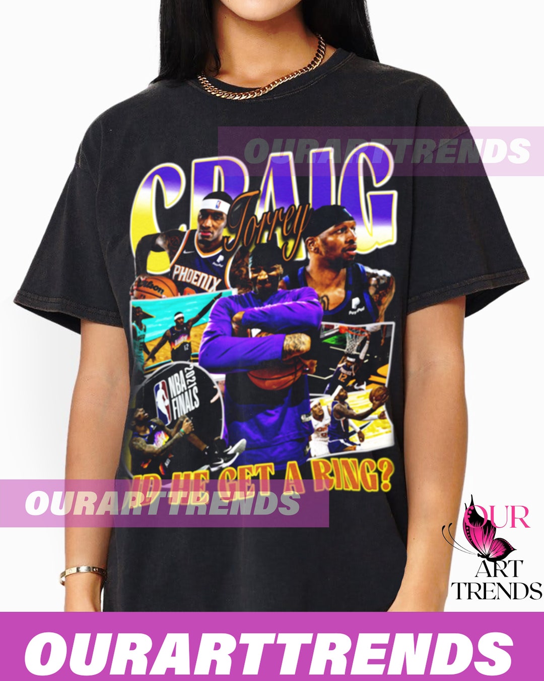 Torrey Craig T-shirt Basketball Player MVP Slam Dunk Merchandise ...