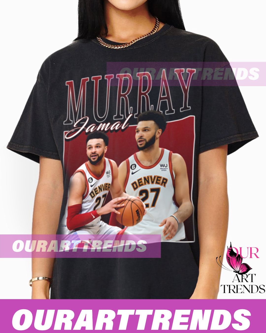 Limited Jamal Murray T-shirt Basketball Player MVP Slam Dunk ...