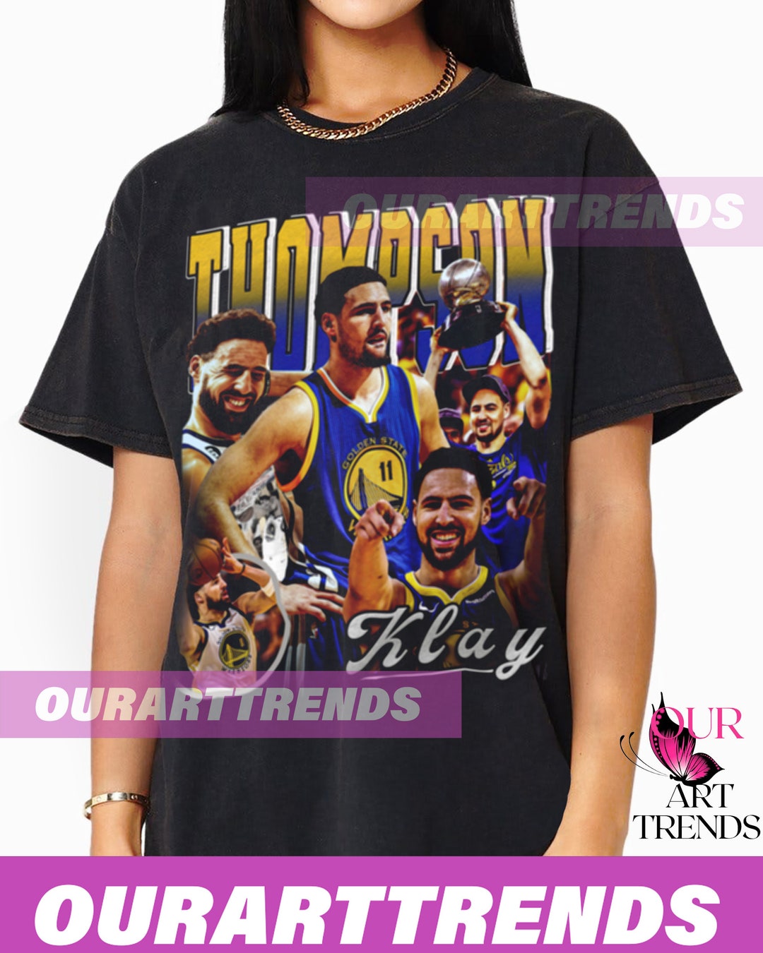 Klay Thompson T-shirt Basketball Player MVP Slam Dunk Merchandise ...