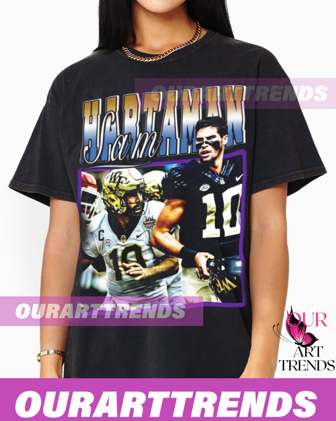 Limited Sam Hartman Vintage 90s Homage Retro Classic American Graphic ...