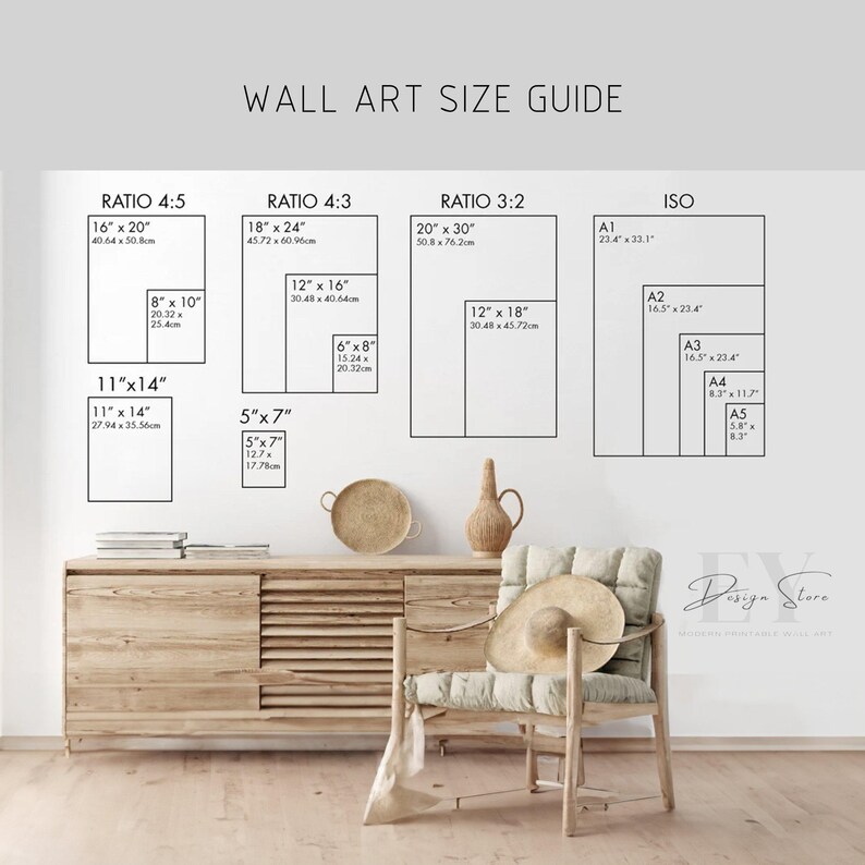 Abstract Art Prints: Modern Neutral Gallery Wall Set (digital Download ...