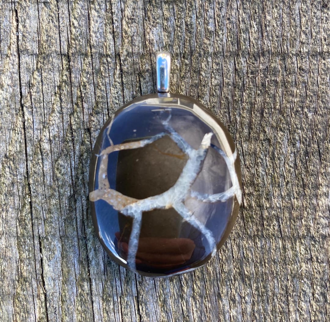 Lightning Stone Pendant, Lightning Stone Jewelry, 925 Sterling Silver ...