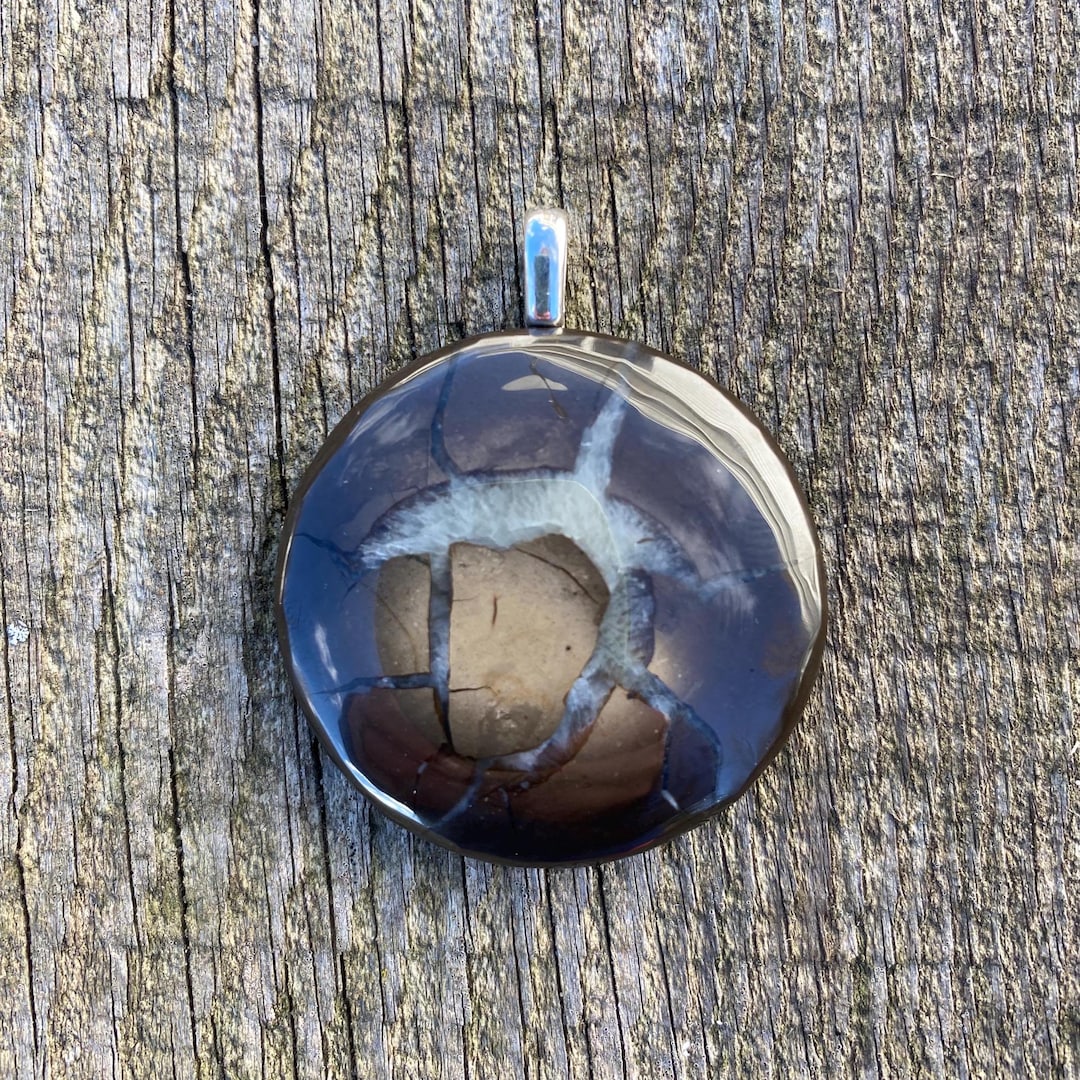 Lightning Stone Pendant, Lightning Stone Jewelry, 925 Sterling Silver ...