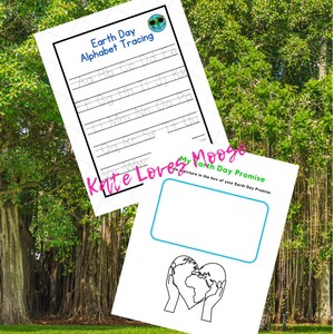 Earth Day Printable PDF, Preschool and Kindergarten Earth Day Activity ...