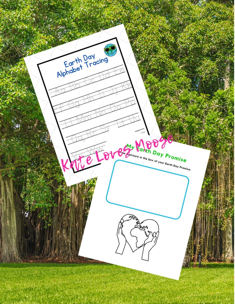 Earth Day Printable PDF, Preschool and Kindergarten Earth Day Activity ...