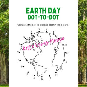 Earth Day Printable PDF, Preschool and Kindergarten Earth Day Activity ...