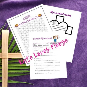 Nurture Faith and Fun With a Bundle of Lenten Printables for Older Kids ...