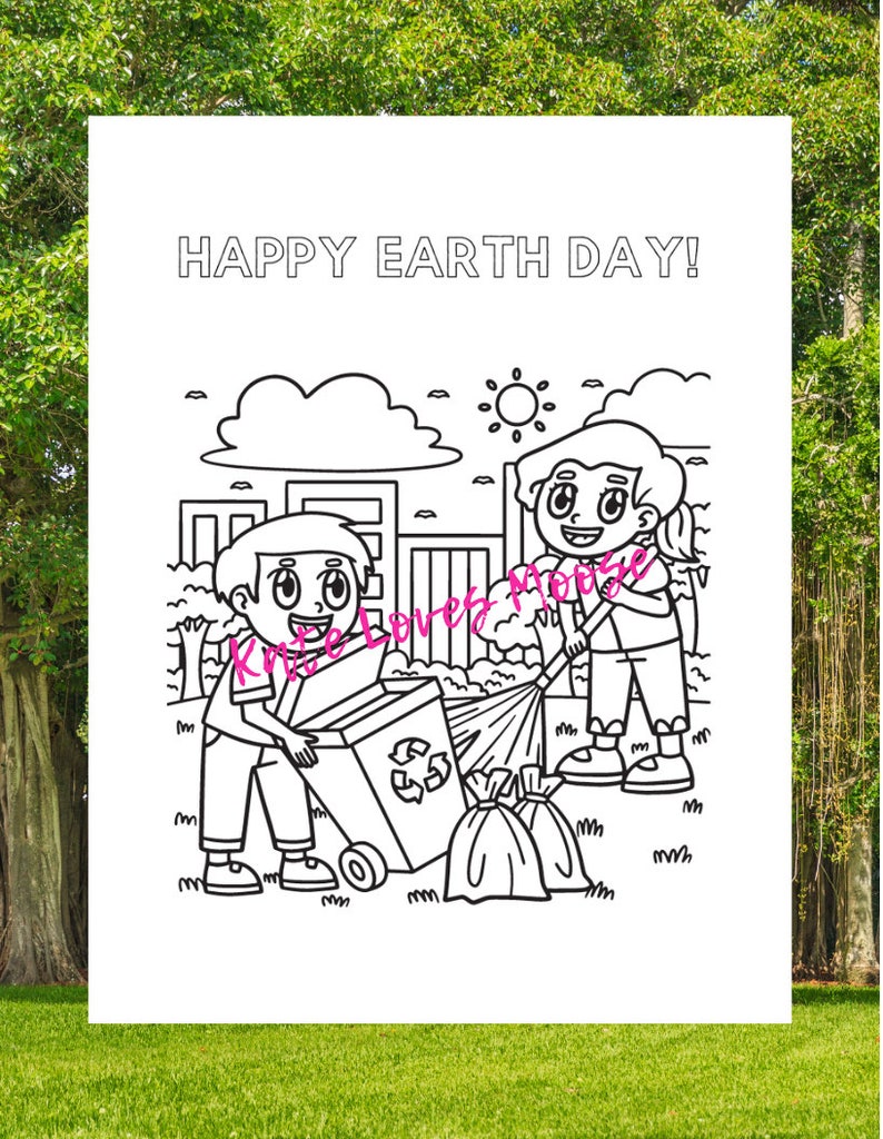 Earth Day Printable PDF, Preschool and Kindergarten Earth Day Activity ...