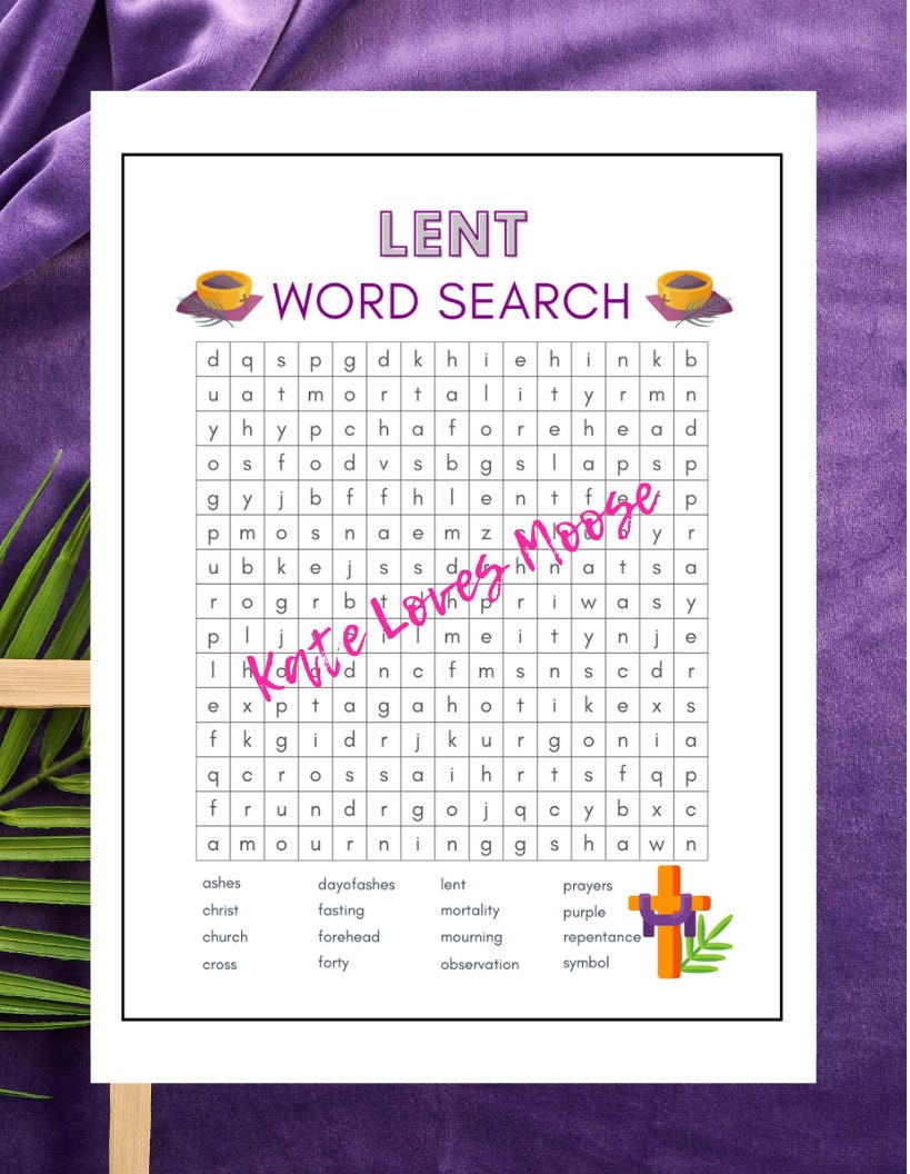 Nurture Faith and Fun With a Bundle of Lenten Printables for Older Kids ...