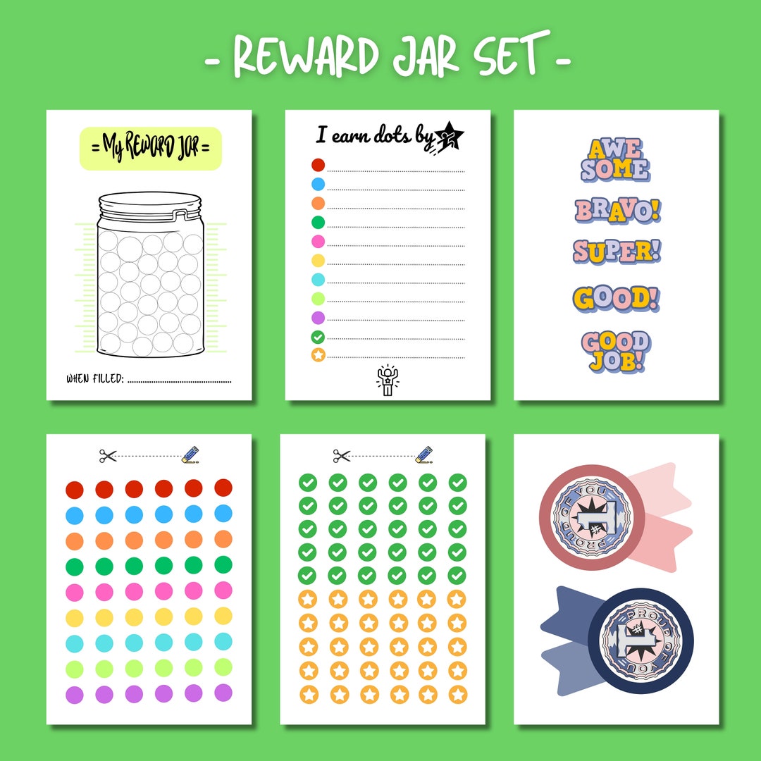 Reward Jar Reward System Chore Chart Classroom Reward Jar - Etsy