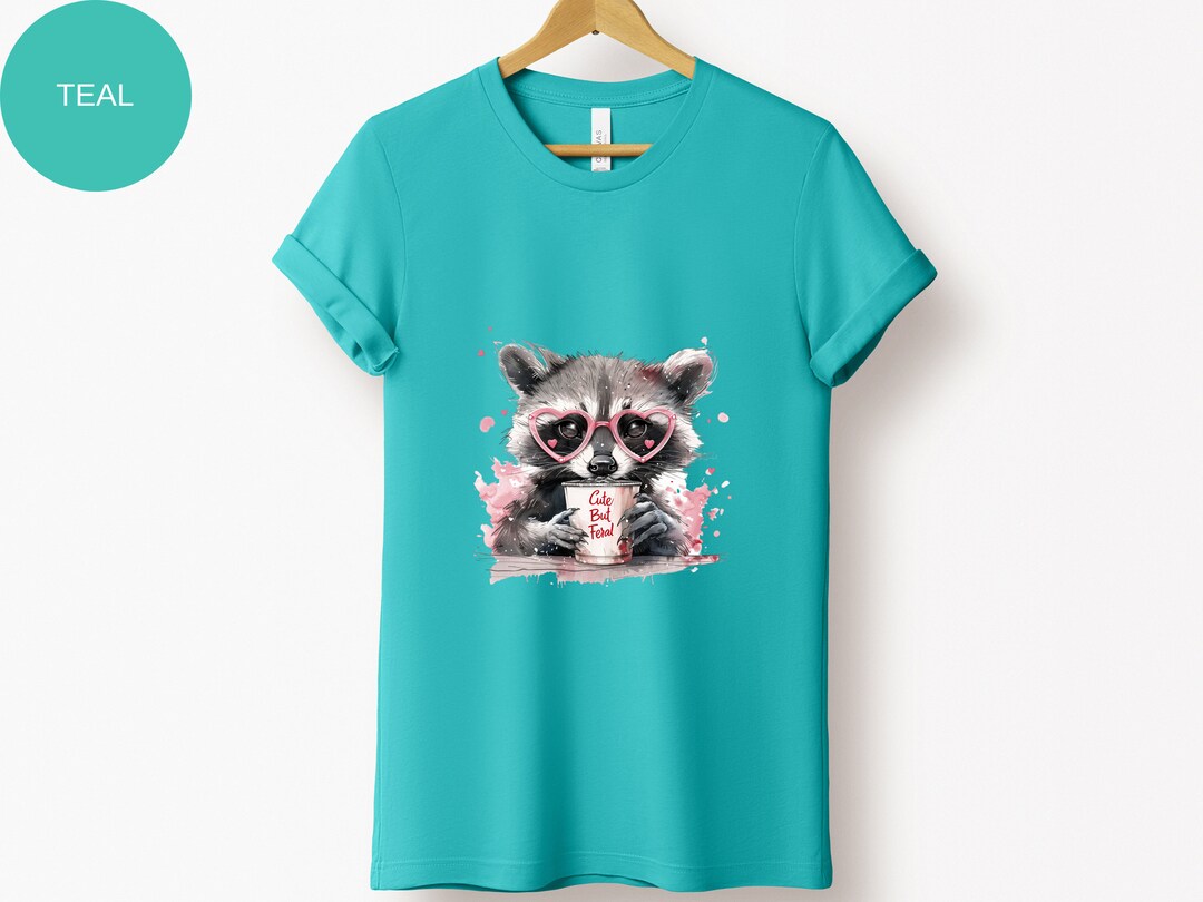 Racoon Shirt, Racoon Shirt for Women, Graphic T-shirts, Raccoon Moon ...