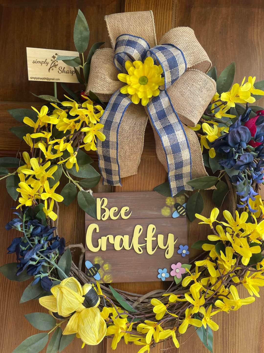 Bee Crafty Has That Summer Time Feel. Lots of Forsythia and ...