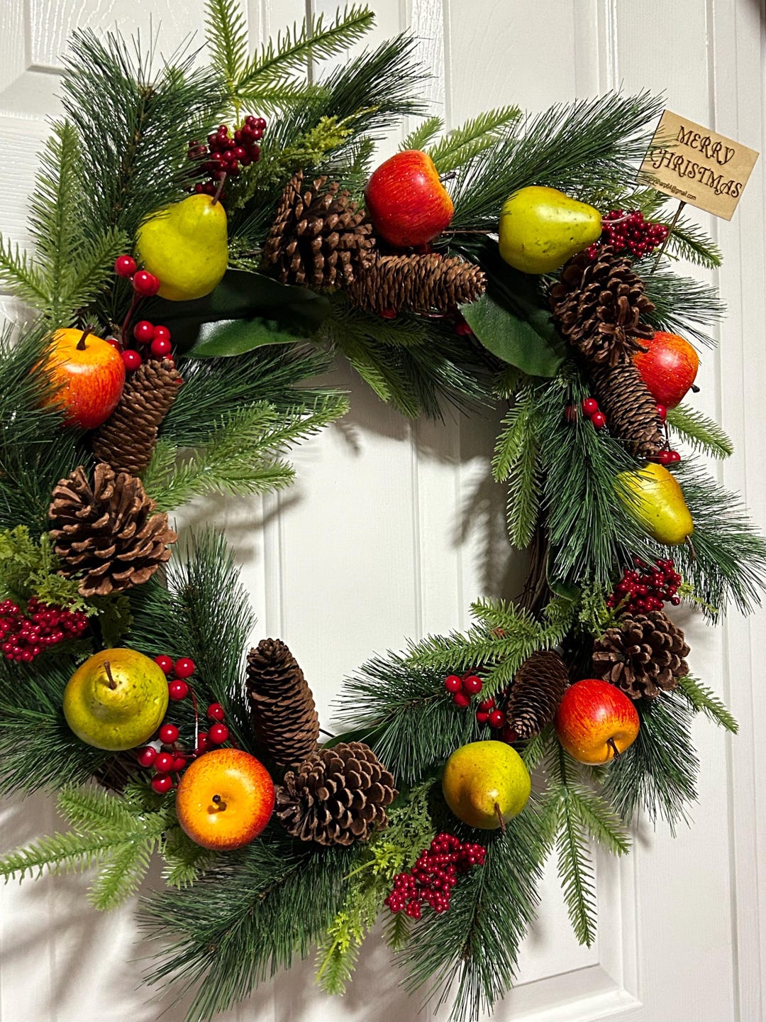 Colonial Williamsburg Christmas Wreath: Realistic Holiday Decor - Etsy