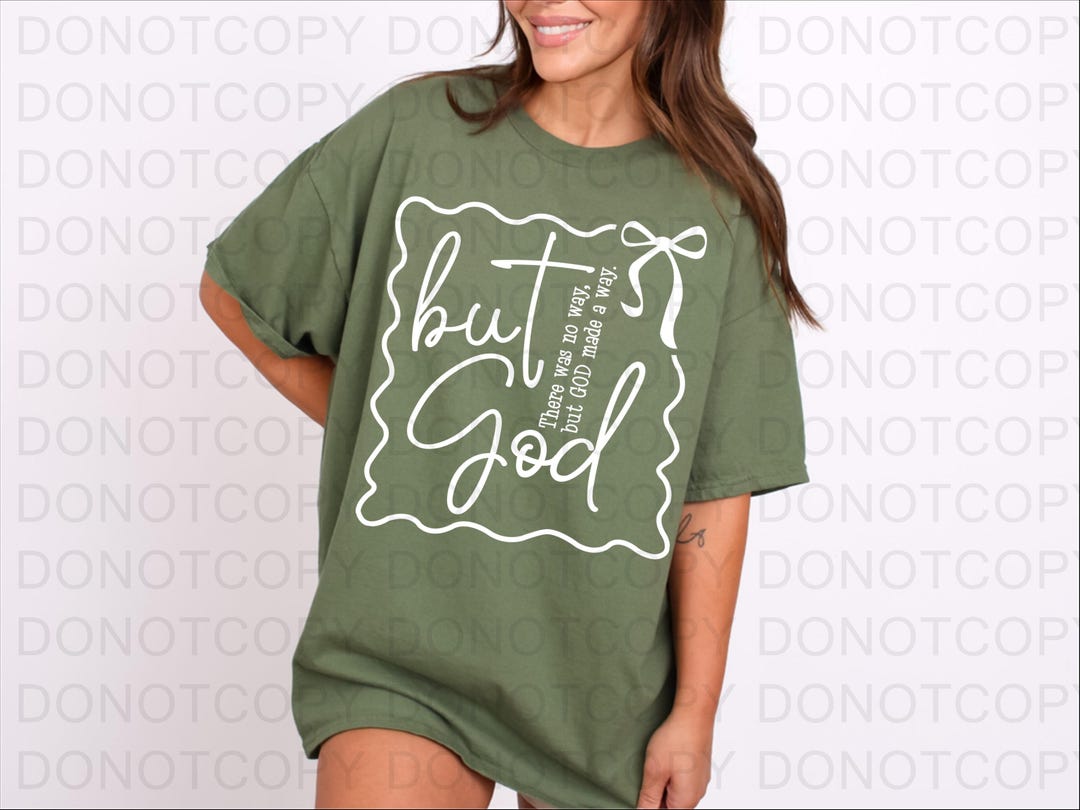 But God DTF Transfer, Religious Design Hot Peel Transfer - Etsy