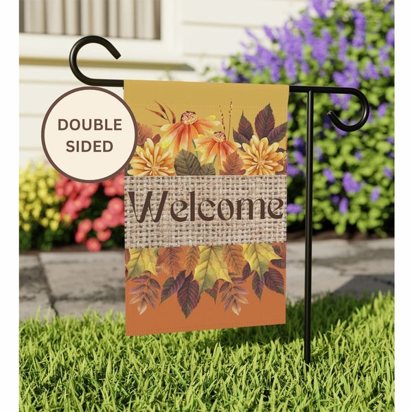 Burlap Yard Flag - Etsy