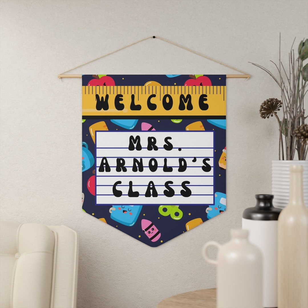 Welcome Supplies Classroom Sign, Teacher Sign, School Teacher Signs ...