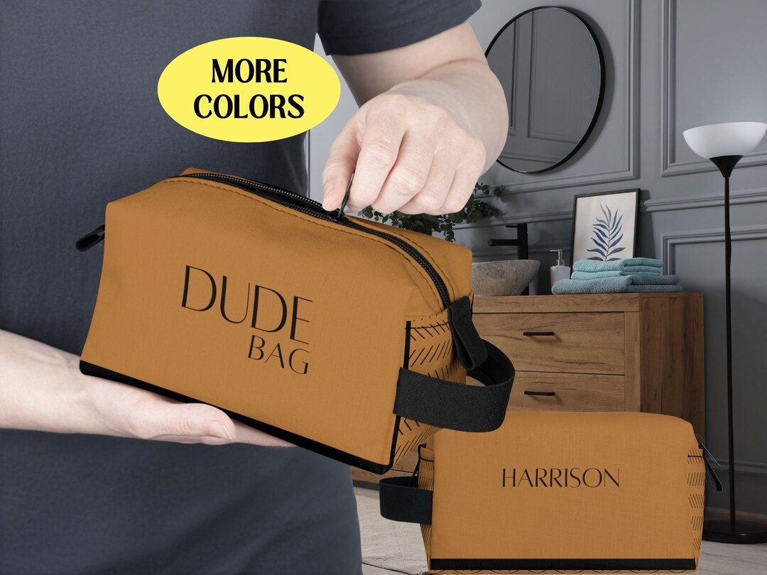 Personalized Travel Toiletry Bags for Men, Custom Name Travel Tote Bag ...