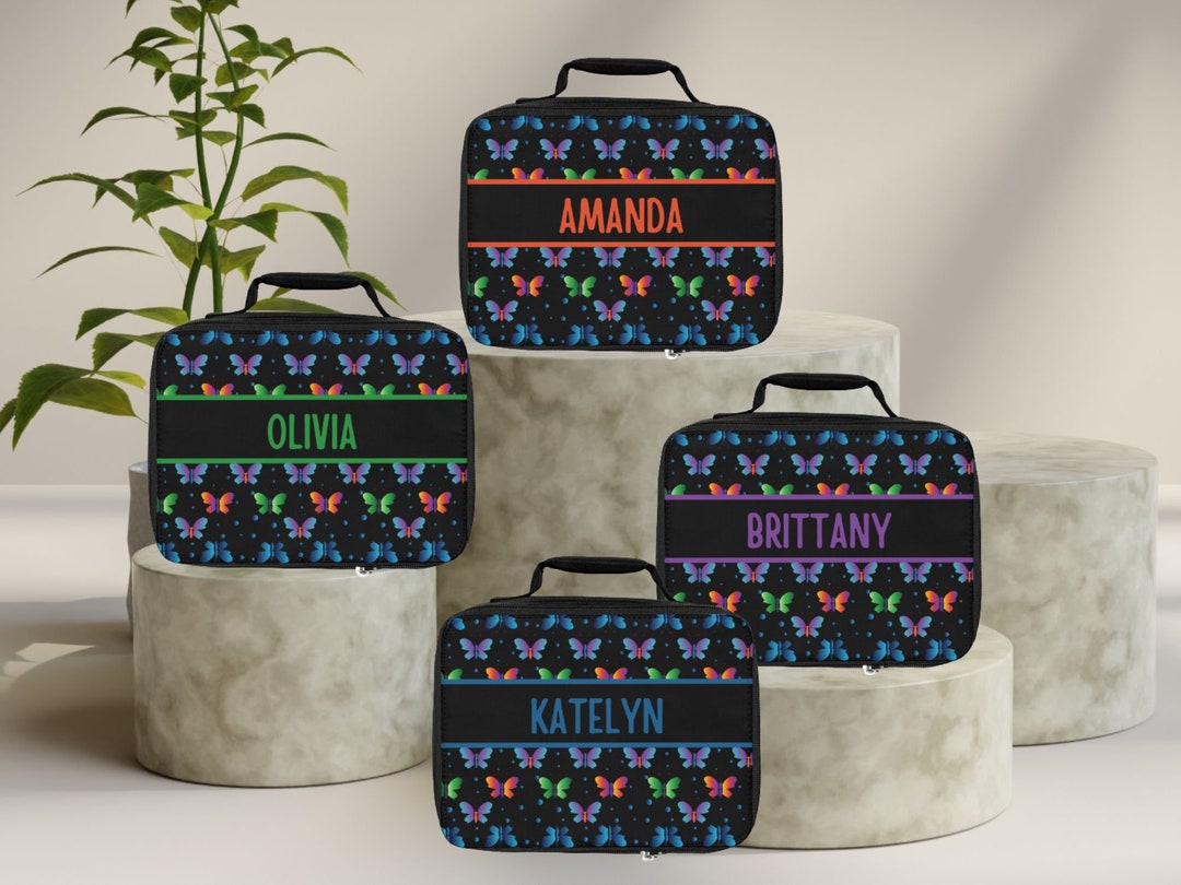 Personalized Lunch Bag, Lunchbox, Custom School Bag, Kid Gifts, Back to ...