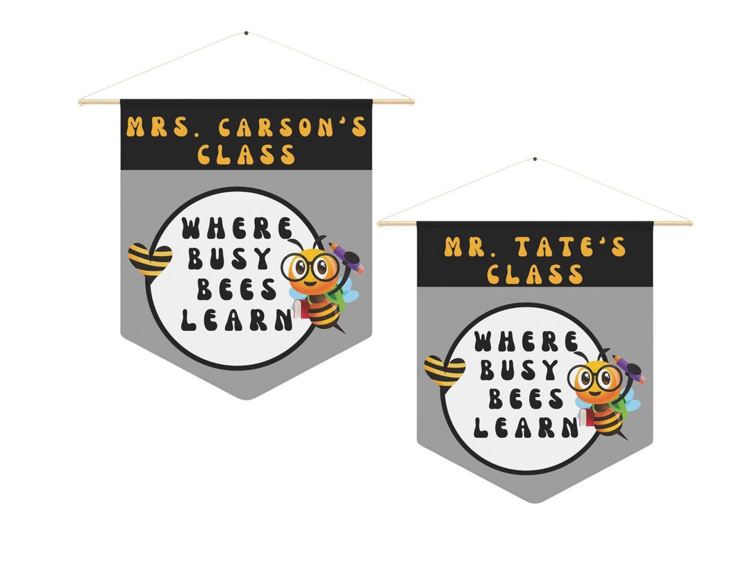 Bumble Bee Classroom Sign, Teacher Sign, School Teacher Signs, Teacher ...